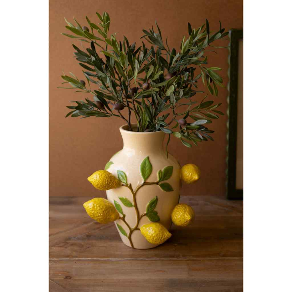 Buy Large Ceramic Lemons Vase | Great Furniture Gallery – The Great ...