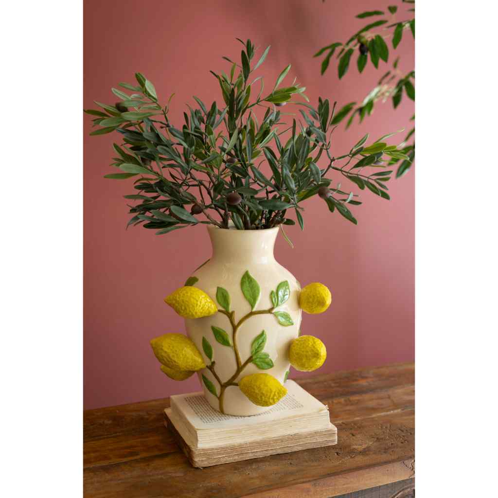Buy Large Ceramic Lemons Vase | Great Furniture Gallery – The Great ...