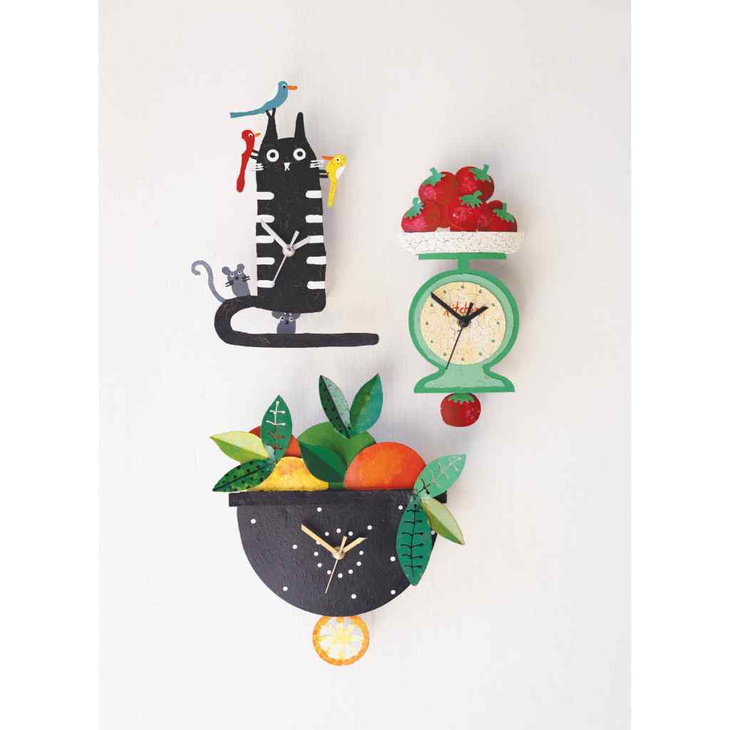 Buy Hand Painted Wall Clock - Fruit | Great Furniture Gallery – The ...